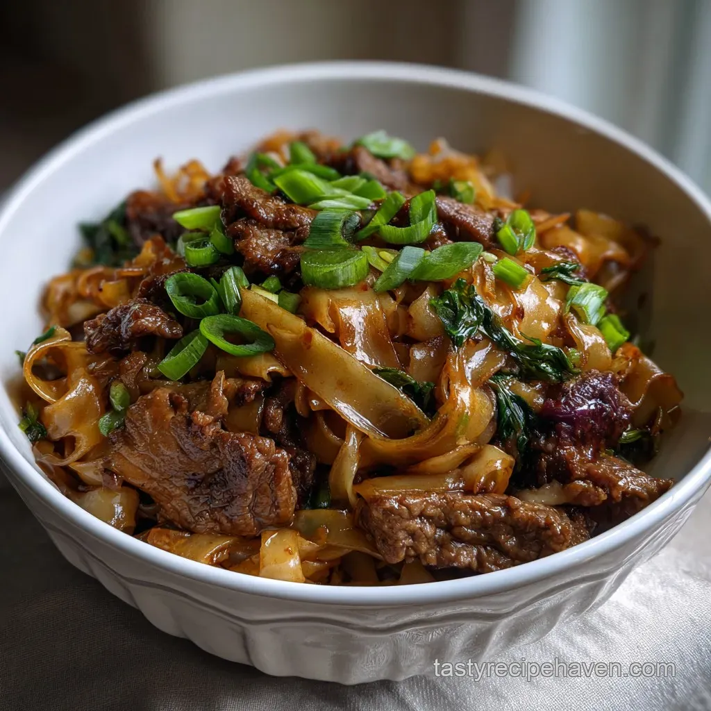 Chow Fun Beef Recipe: Achieve Authentic Wok - Tasty Recipe Haven