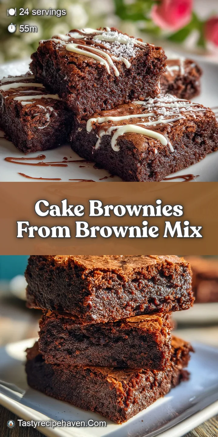 Cake Brownies from Brownie Mix: Ready in 30 - Tasty Recipe Haven