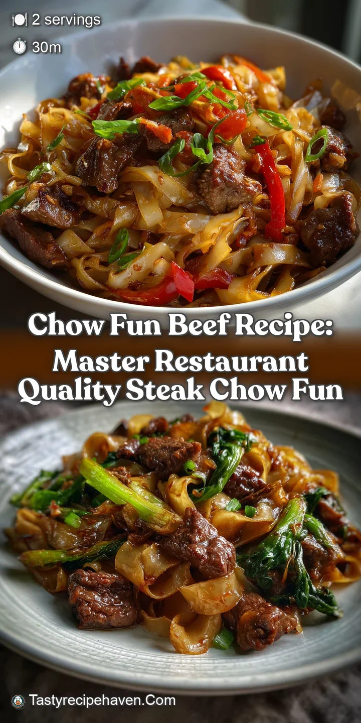 Chow Fun Beef Recipe: Achieve Authentic Wok - Tasty Recipe Haven