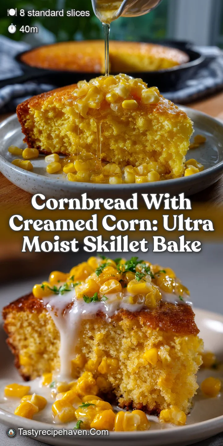 Cornbread with Creamed Corn: Ultra Moist - Tasty Recipe Haven