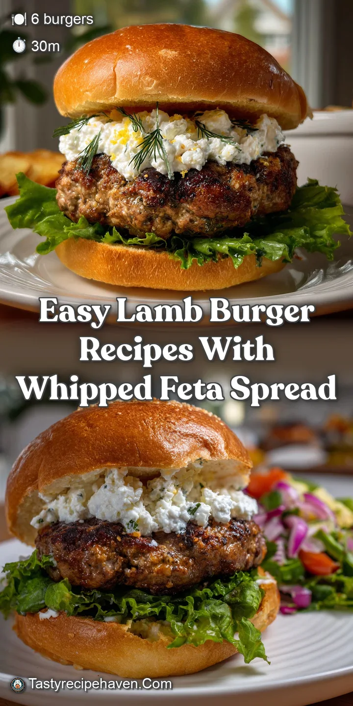 Lamb Burger Recipes: Juicy Mediterranean-Inspired Flavor