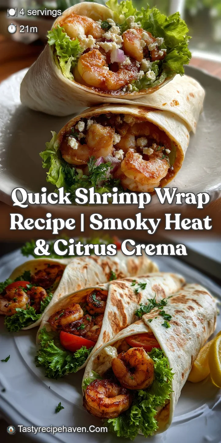 Shrimp Wrap Recipe: Chilled Crema & Seared Seafood - Tasty…