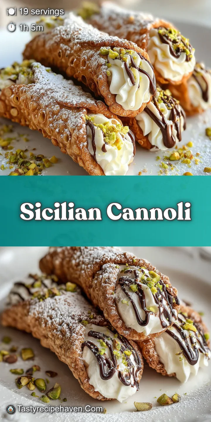 Sicilian Cannoli: Crispy Baked Shells & - Tasty Recipe Haven